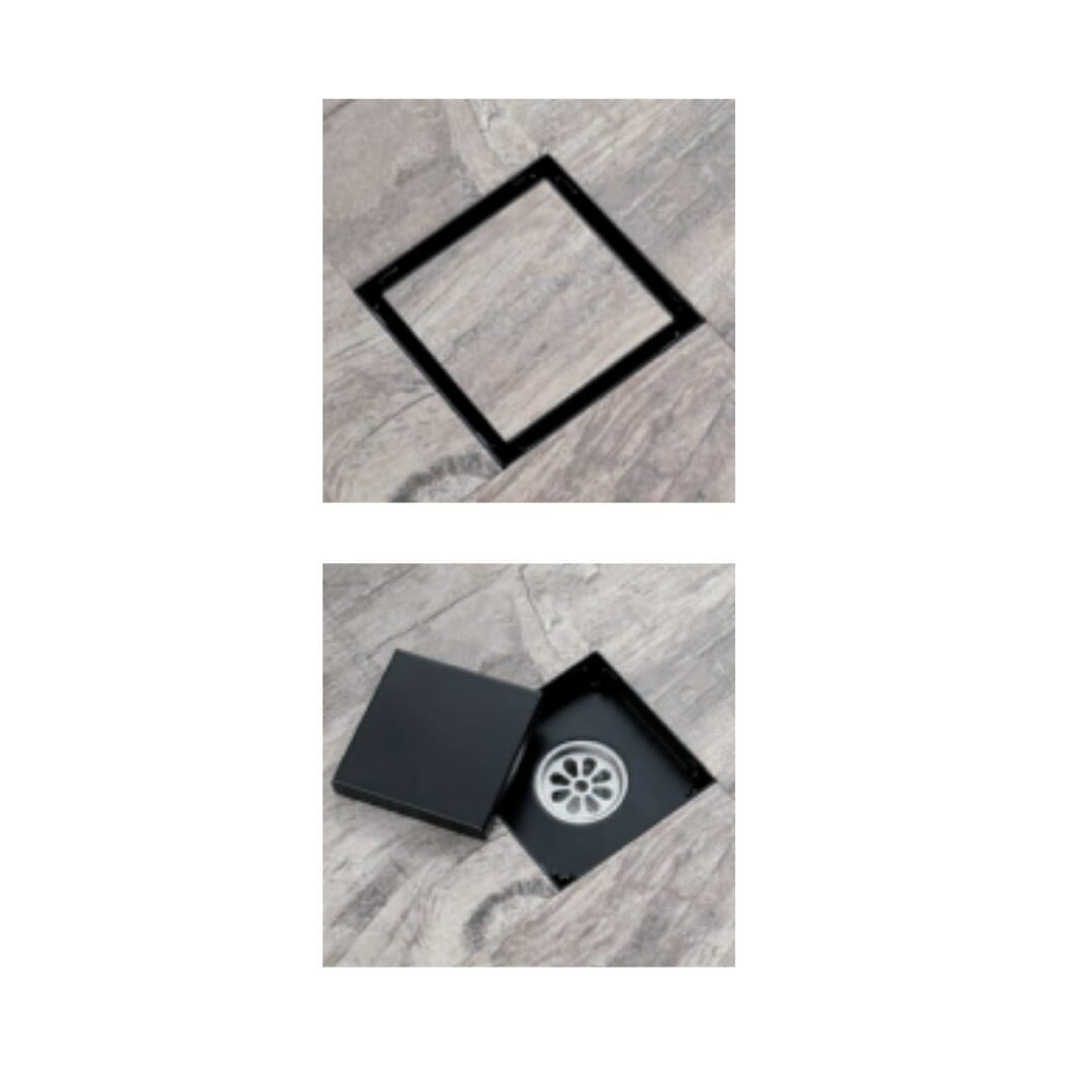 ΣΧΑΡΑΚΙ ΜΠΑΝΙΟΥ BLACK MATE 12x12 23-085-BL - Συνεταιρισμός Υδραυλικών Άρτας
