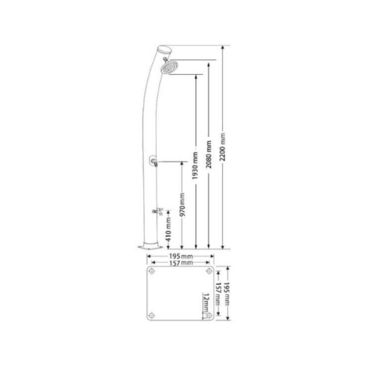 ΗΛΙΑΚΗ ΣΤΗΛΗ ΝΤΟΥΖ 8028S40 TEMA ΕΞΩΤΕΡΙΚΟΥ ΧΩΡΟΥ 220cm | Συνεταιρισμός ...