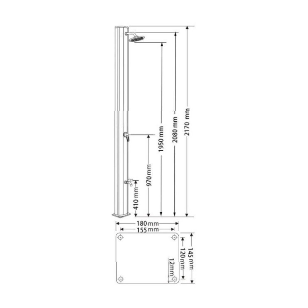 ΗΛΙΑΚΗ ΣΤΗΛΗ ΝΤΟΥΖ 8029SS TEMA ΕΞΩΤΕΡΙΚΟΥ ΧΩΡΟΥ 217cm - Συνεταιρισμός ...